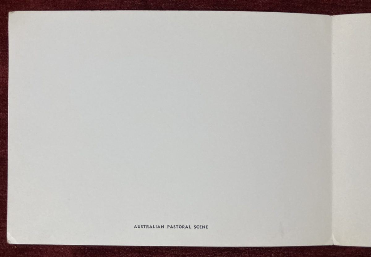 George Armstrong Autograph Signed Greeting Card Vintage 1960