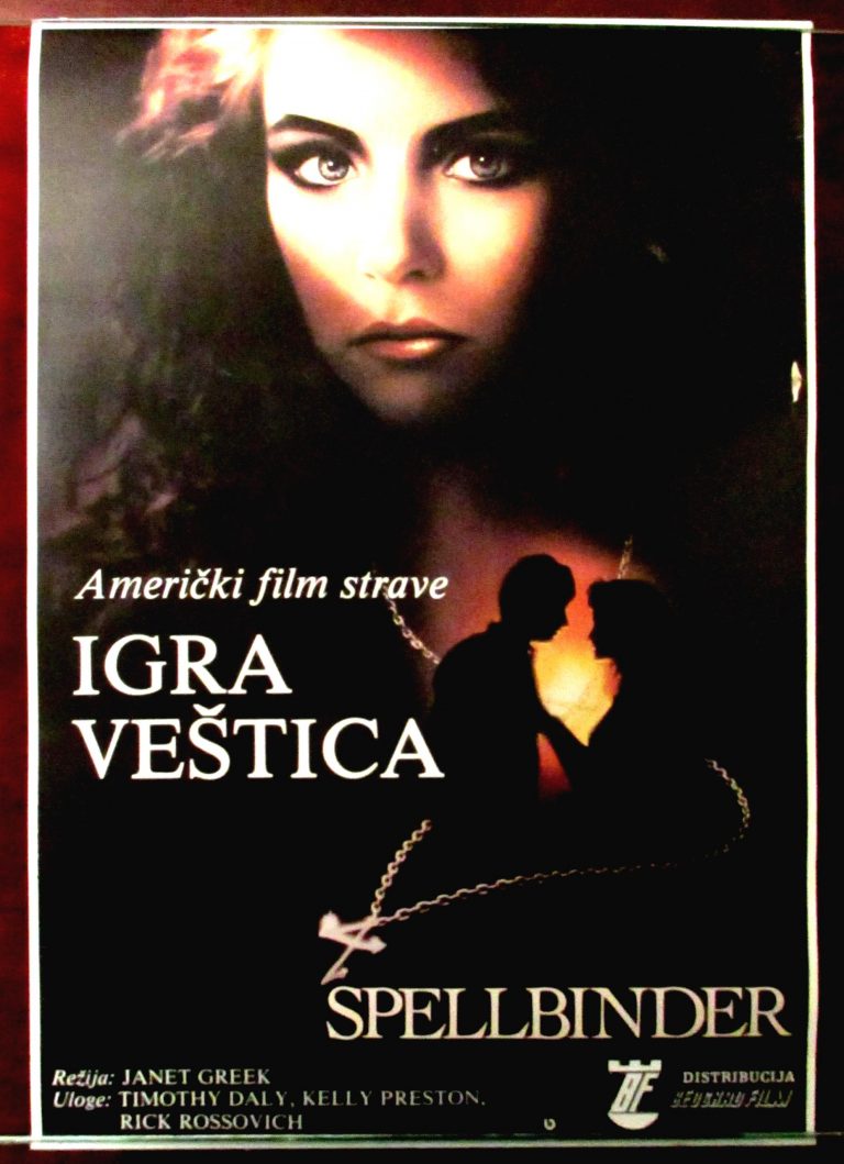 Vintage Movie Poster Spellbinder 1988 Horror Janet Greek