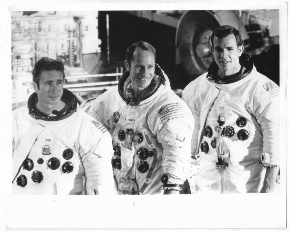 1971 Original Press Photo Apollo 15 Astronauts Moon Mission