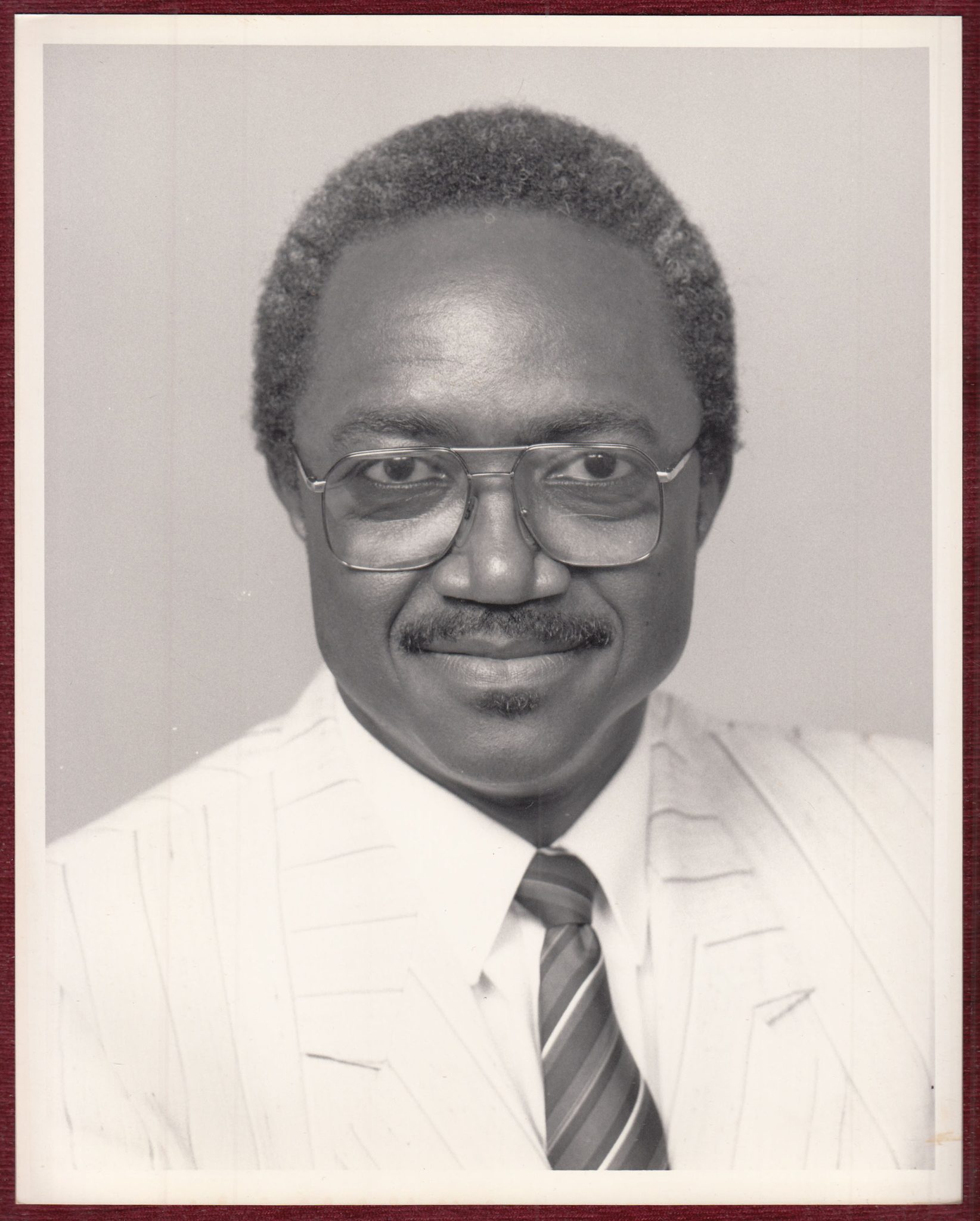 1987 Original Press Photo Pierre-Claver Damiba Portrait Milton Grant ...
