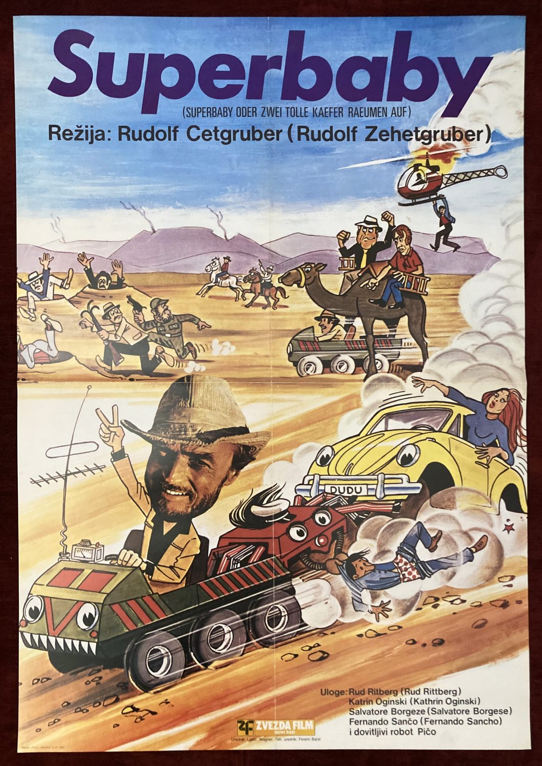 Original Movie Poster Dudu Wunder-Käfer Return of Superbug 1980 Zehetgruber