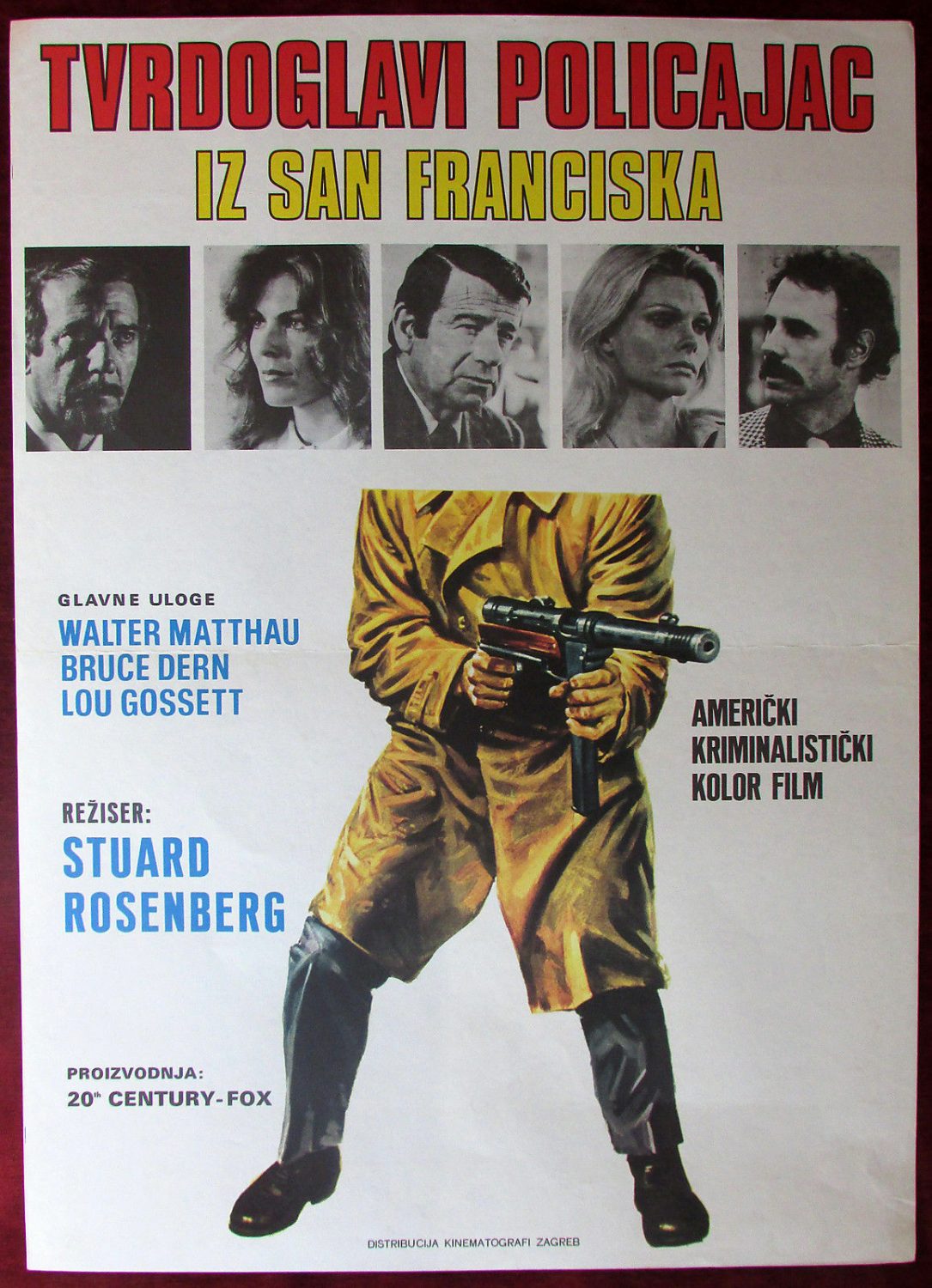 1973 Original Movie Poster Laughing Policeman Stuart Rosenberg Walter ...