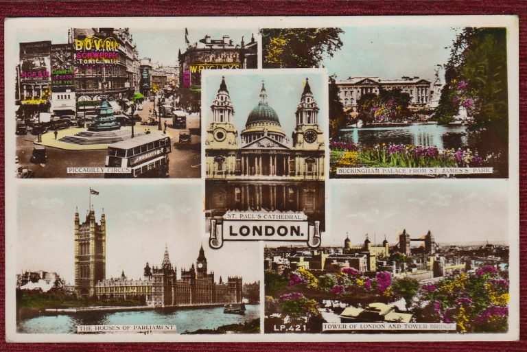 Lot of 3 Postcards Photo London Sights England Medieval Architecture ...