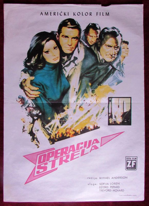 1965 Original Movie Poster Operation Crossbow Sophia Loren George ...