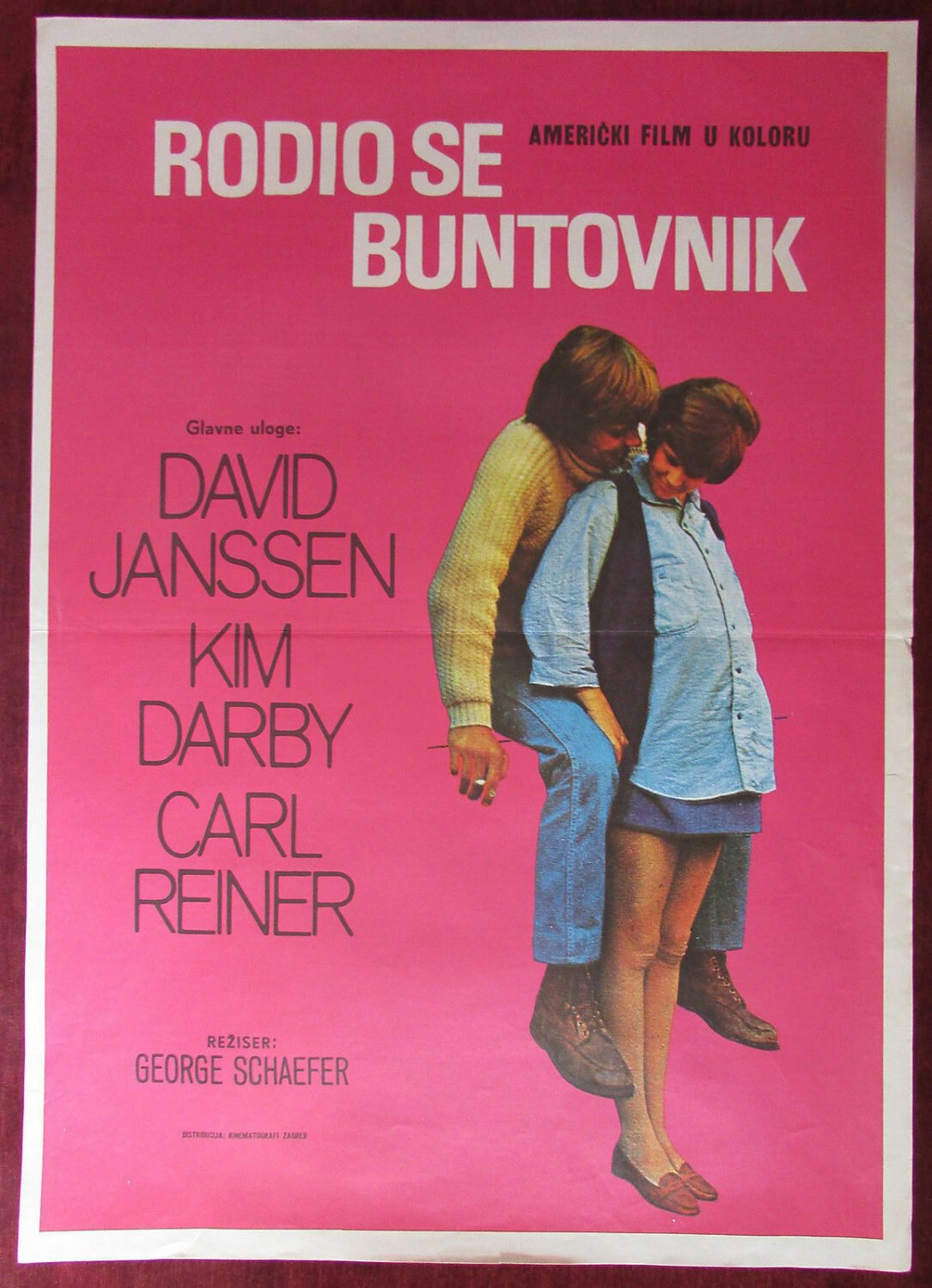 1969 Original Movie Poster Generation David Janssen Kim Darby Vintage ...