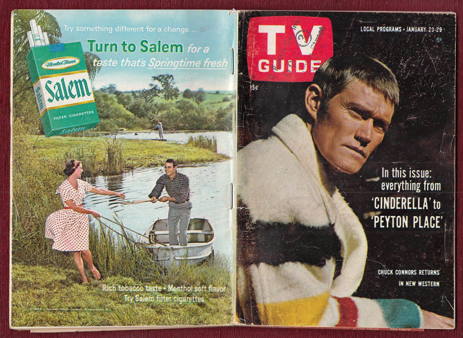 1965 Movies Vintage TV Guide US Shows Series Brochure