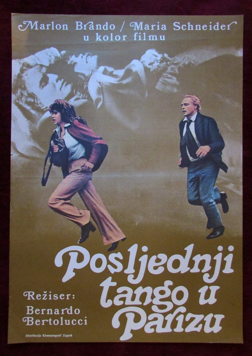 1972 Original Movie Poster Ultimo tango Parigi Last Tango in Paris ...