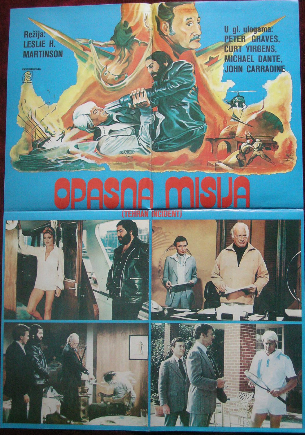 Missile X Movie Poster Original Vintage 1978 Tehran Incident