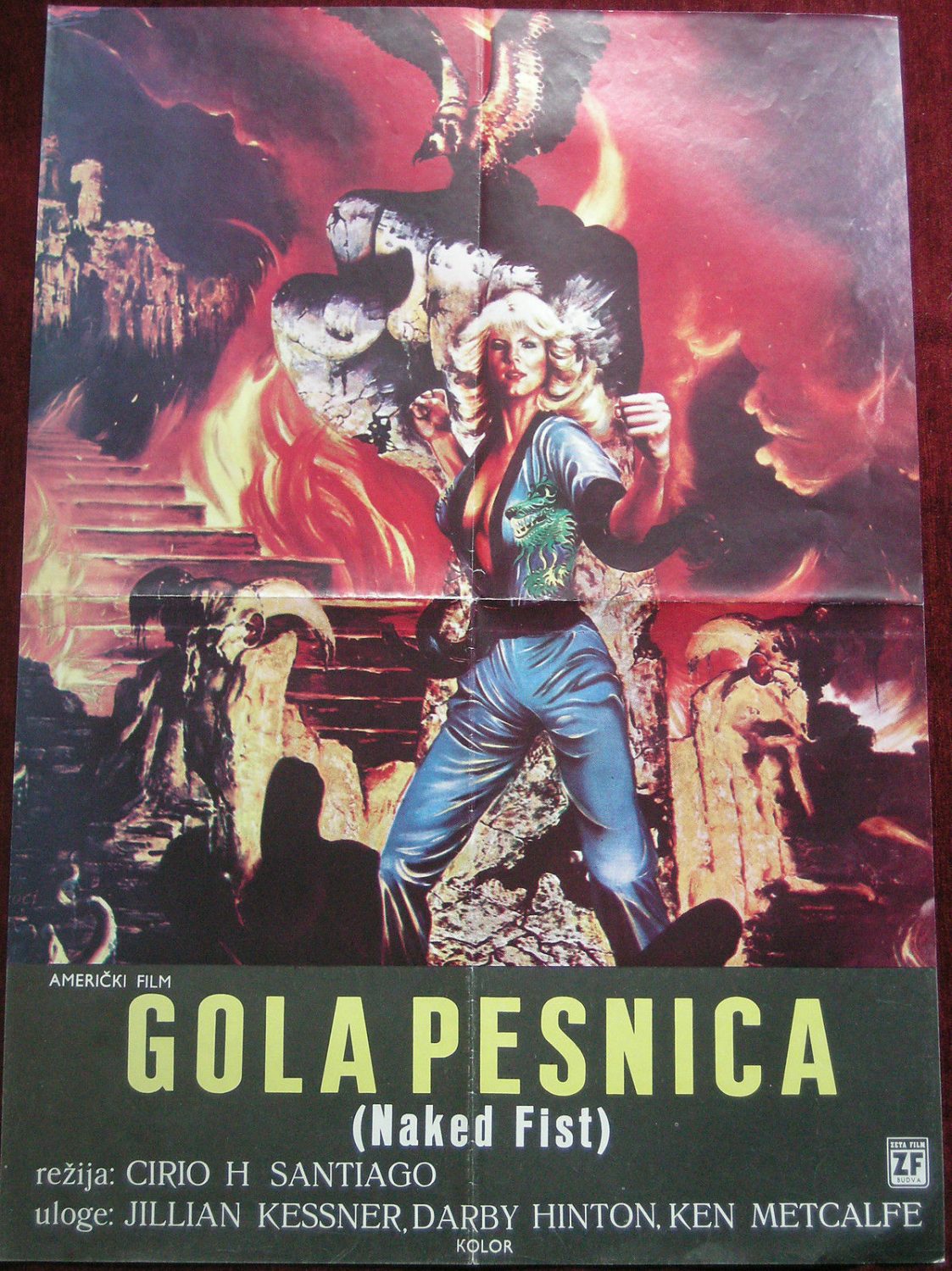 Firecracker Movie Poster Original Vintage 1981 Santiago