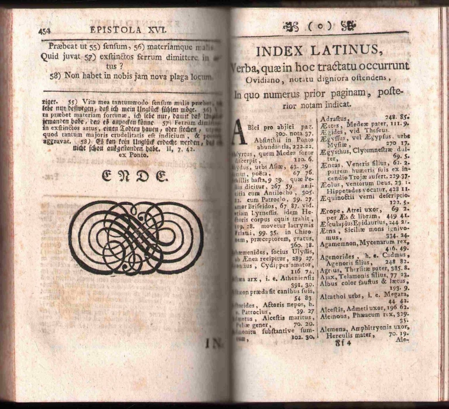 1758 Tristia Ovid Latin German Poetry Rome Tristium Ovidius Literature