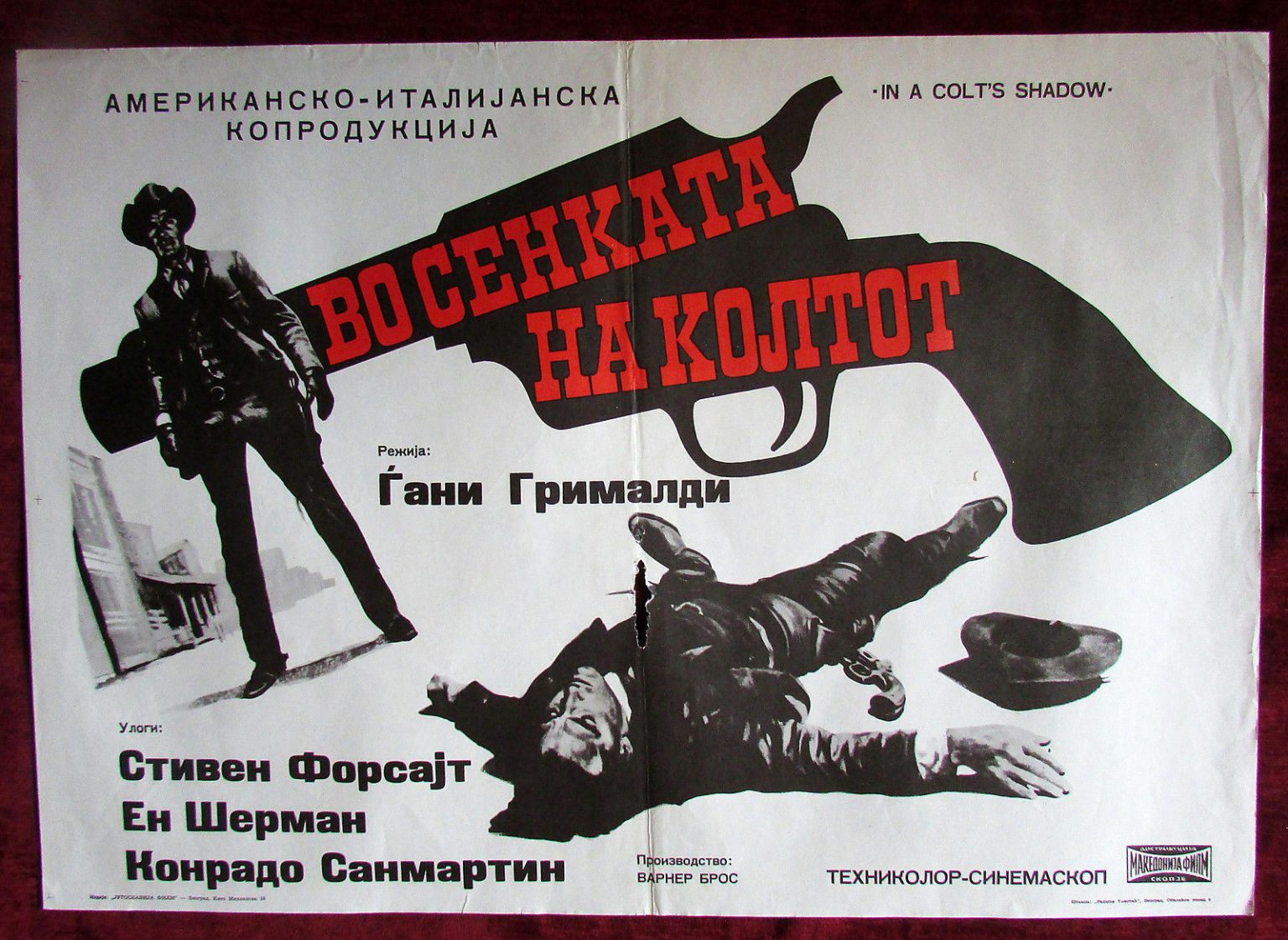 1965 Original Movie Poster All'ombra di una colt In a Colt's Shadow ...