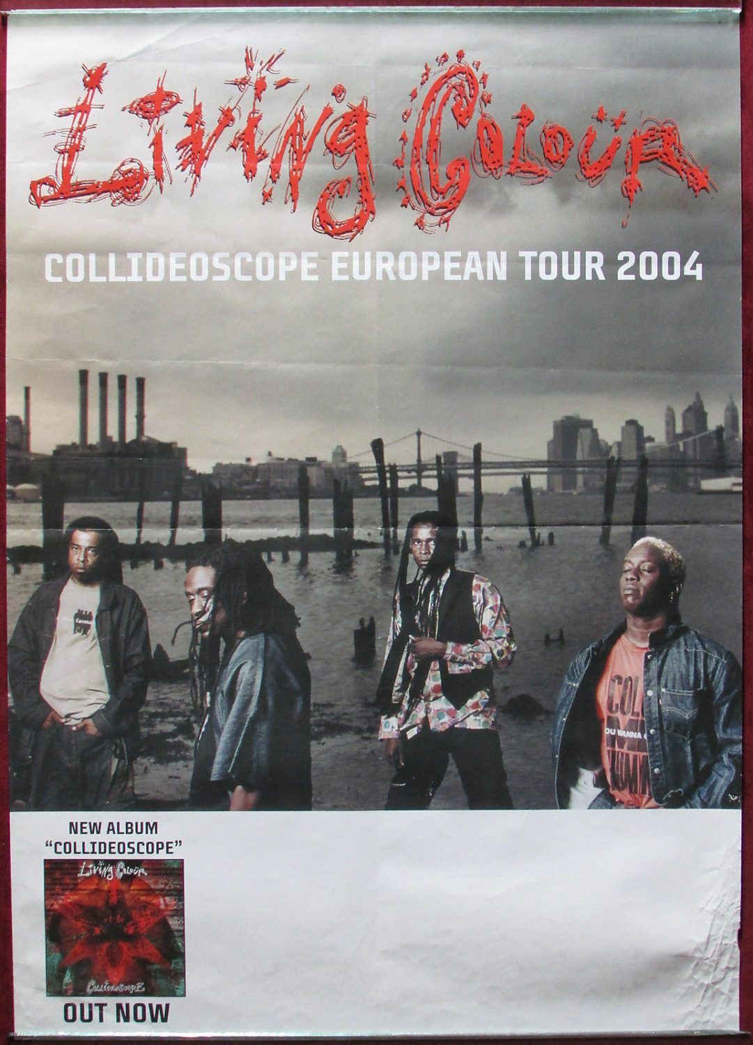 Living Colour Poster Concert Collideoscope European Tour 2004